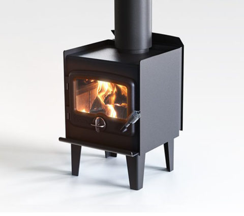 Nectre 15 Pedestal Woodheater Inc 4m HPF Flue Kit | HP Fire